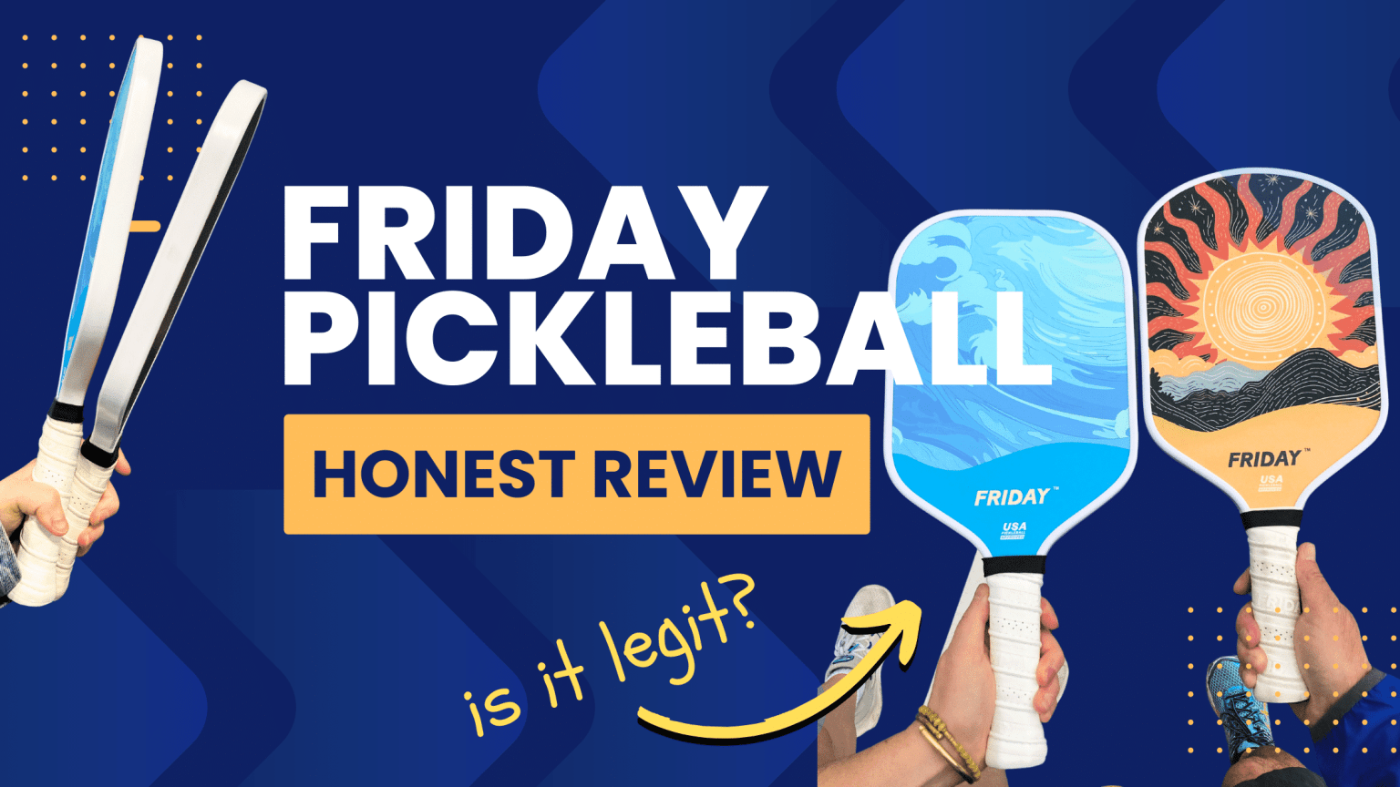 Friday Pickleball Paddles HONEST Review (2024) | Racket Royalty