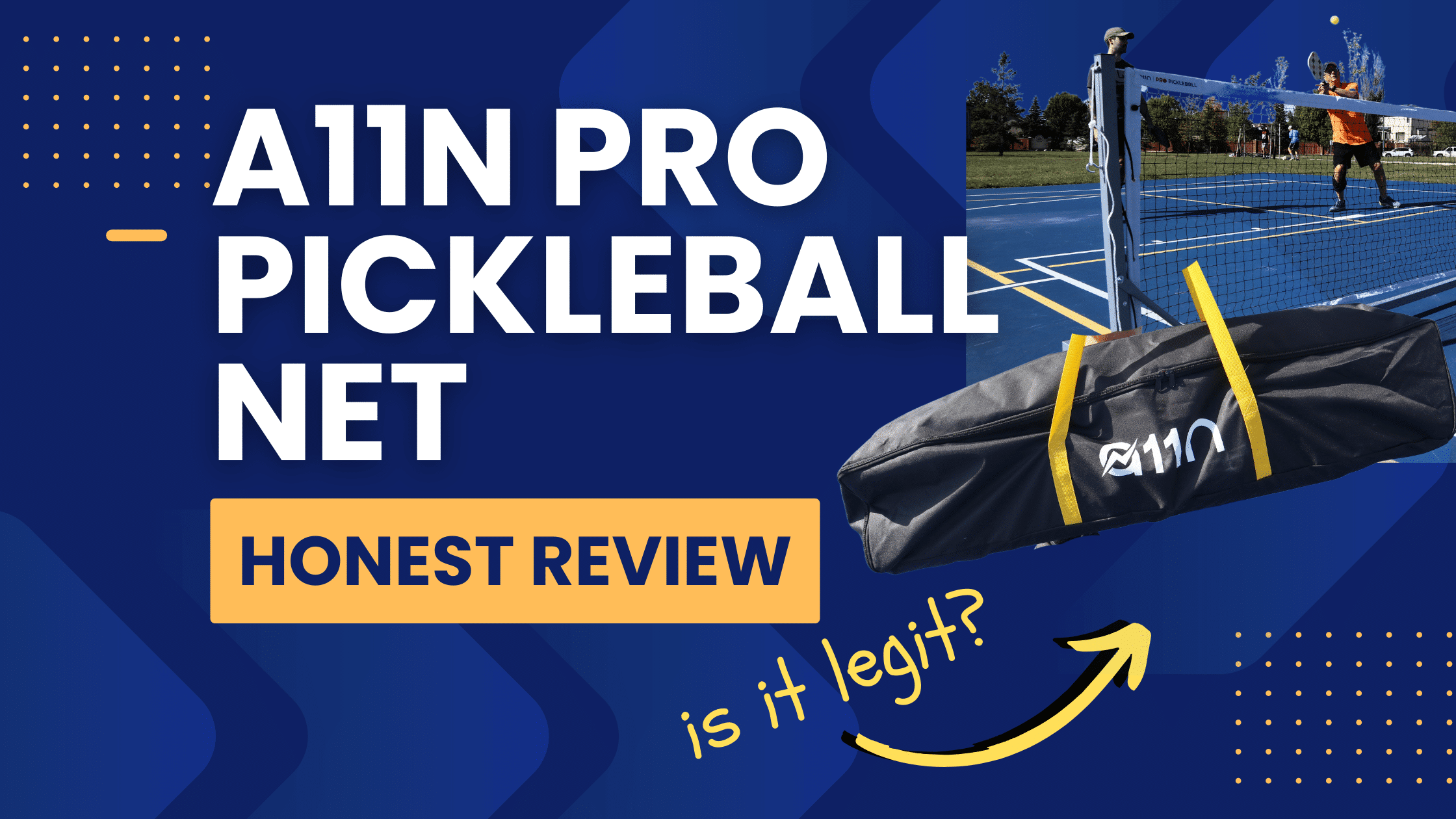 A11N 22ft Pro Pickleball Net Review | RR Blog